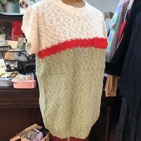 wye oaks | Sweaters | Vintage Wyeoaks 98s Short Sleeve Sweater Knobby ...